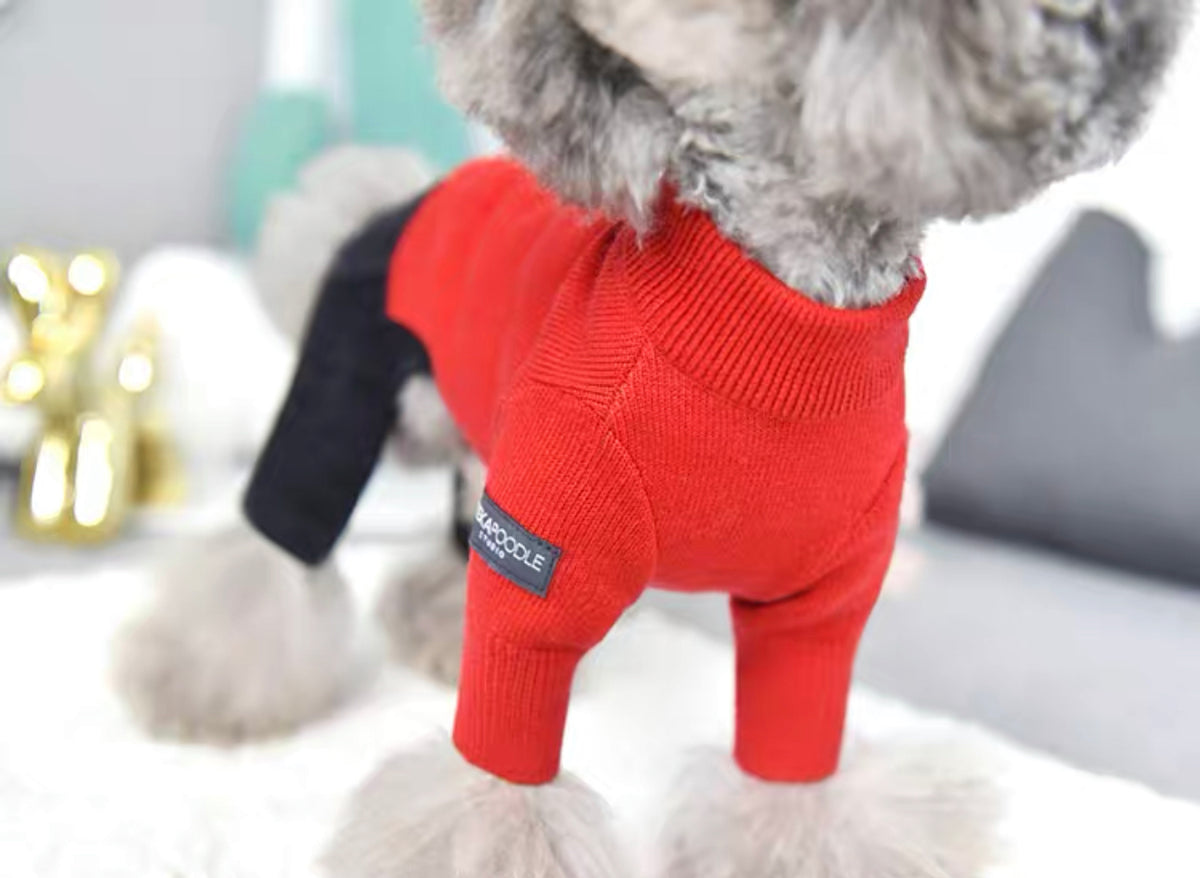 Cotton Knit Jumper - Ketchup – Pawcific Style